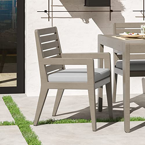homestyles Sustain Outdoor Dining Armchair Pair, Gray