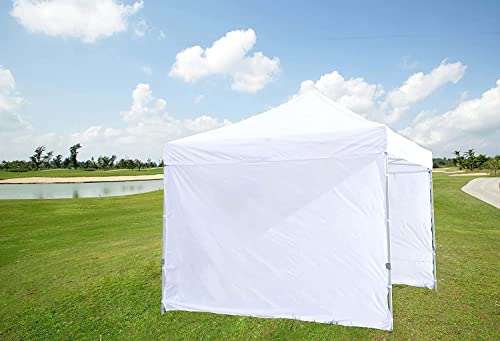SCOCANOPY SideWall for 10x10 Canopy Frame, 3 Pack SunWall Only,White