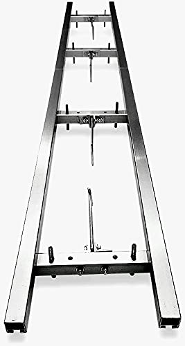 Chainsaw Mill, Portable 14Inch to 36Inch Guide Bar Chainsaw Milling Planking Milling Wood Lumber Cutting Sawmill, with 9Ft Rail Mill Guide System