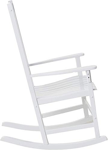 Cambridge Casual Bentley Porch Rocking Chair, Cream White