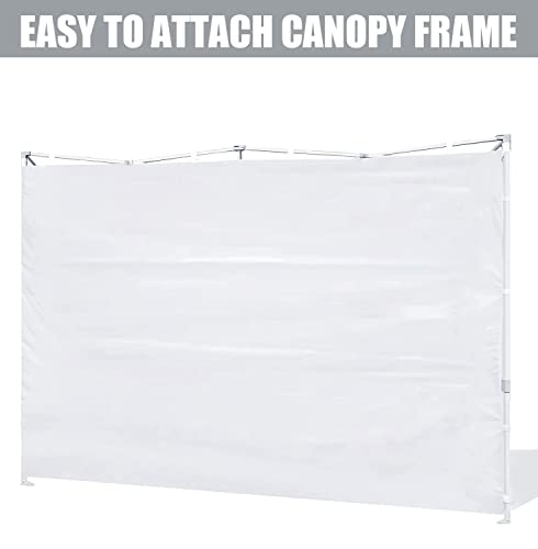 SCOCANOPY SideWall for 10x10 Canopy Frame, 3 Pack SunWall Only,White
