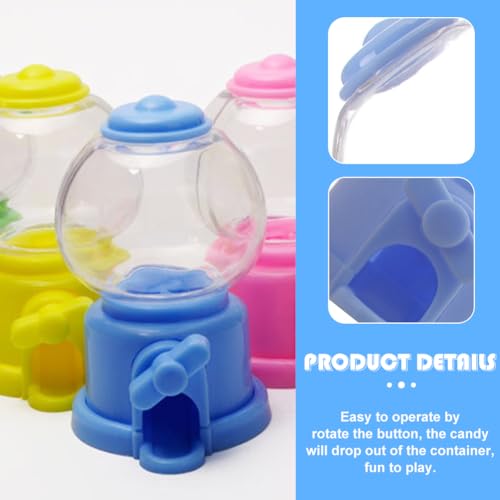 NOLITOY Plastic Gumball Machines machine bubble gum automatic winning prize vending machine mini gumball machine candy Gumball Machines for Gumballs Model