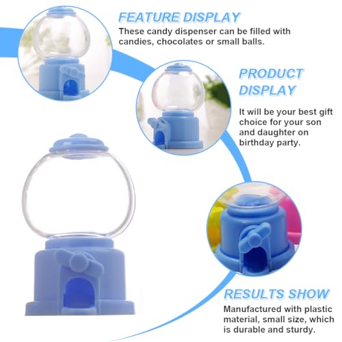 NOLITOY Plastic Gumball Machines machine bubble gum automatic winning prize vending machine mini gumball machine candy Gumball Machines for Gumballs Model