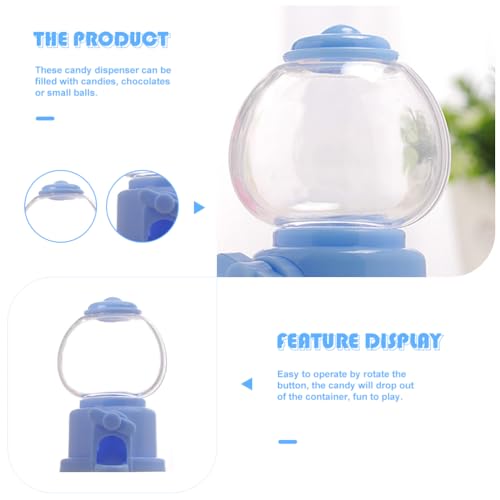 NOLITOY Plastic Gumball Machines machine bubble gum automatic winning prize vending machine mini gumball machine candy Gumball Machines for Gumballs Model