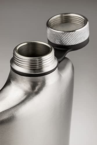 GSI Outdoors - Glacier Stainless Hip Flask for Camping, BBQ, Backpacking, Travel and Festivals - 8 oz.