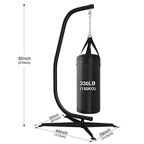 GREENSTELL Hammock Swing Stand,Hanging C-Stand with Buckle and Spring Hook, for Indoor,Outdoor,Sturdy Hanging Stand Max Load 150kg