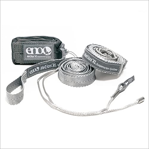 ENO, Eagles Nest Outfitters Helios XL Ultralight Hammock Straps Suspension System with Storage Bag, 300 LB Capacity, 13'5" x 1"