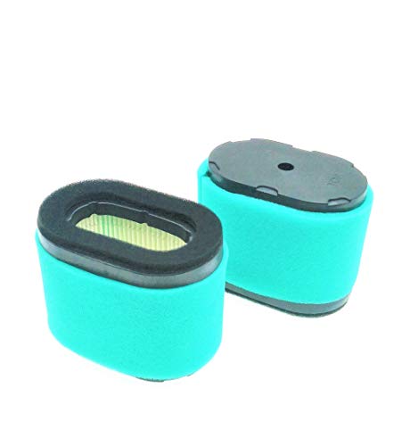 MOWFILL 2 Pack 498596 Air Filter Replace for Briggs Stratton 5059 690610 697029 OEM Air Cleaner Cartridge with 273356 Pre Filter Fits Lawn Mower Air Cleaner Element