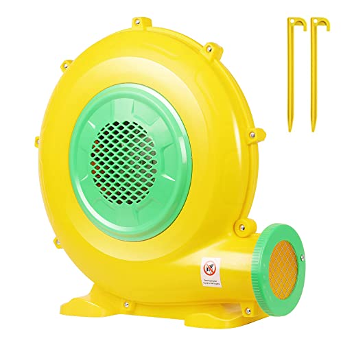 Tobargar Inflatable Blower Bounce House Air Blower for Inflatable Castle and Jump Slides, Portable and Powerful Inflatable Blower Fan Pump