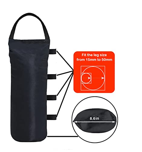 SCOCANOPY 150 LBS Weight Bags Sand Bags for Pop up Canopy Tent Gazebo (Large)