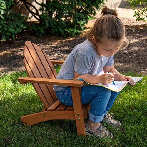Wood Deck Chair - 18" lx18 wx22 h Brown Boys