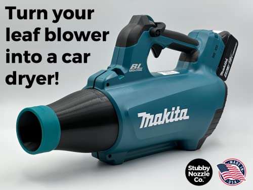 Stubby Nozzle Co. STUBBY Car Drying Nozzle for Makita 18V LXT Leaf Blowers (XBU03Z and DUB184Z)