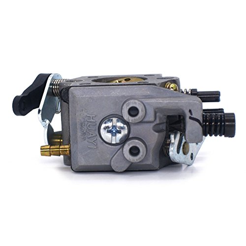 FitBest Carburetor with Air Filter Spark Plug for Husqvarna 50 51 55 Chainsaw Walbro WT-170 Carb Replaces 503281504