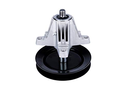 Replacement Lawn Mower Spindle Assembly with Pulley Set of 2 - Compatible with Cub Cadet, Troy-Bilt, MTD 42 Inch Deck - Replaces 918-04822B, 618-04822, 618-04822A, 618-04822B, 918-04889, 91804889A