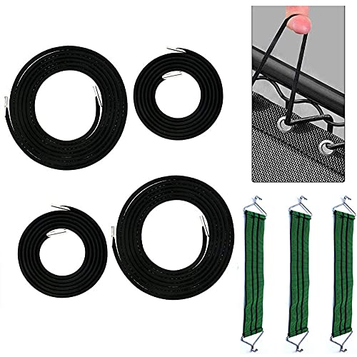 A-Life Zero Gravity Chair Replacement Cords Bungees Repair Kit Universal Elastic Laces for Recliners Lounge Chair Anti Gravity Chair Reclining Patio Chairs Lawn Chair Sling Chair 4 Cords Black