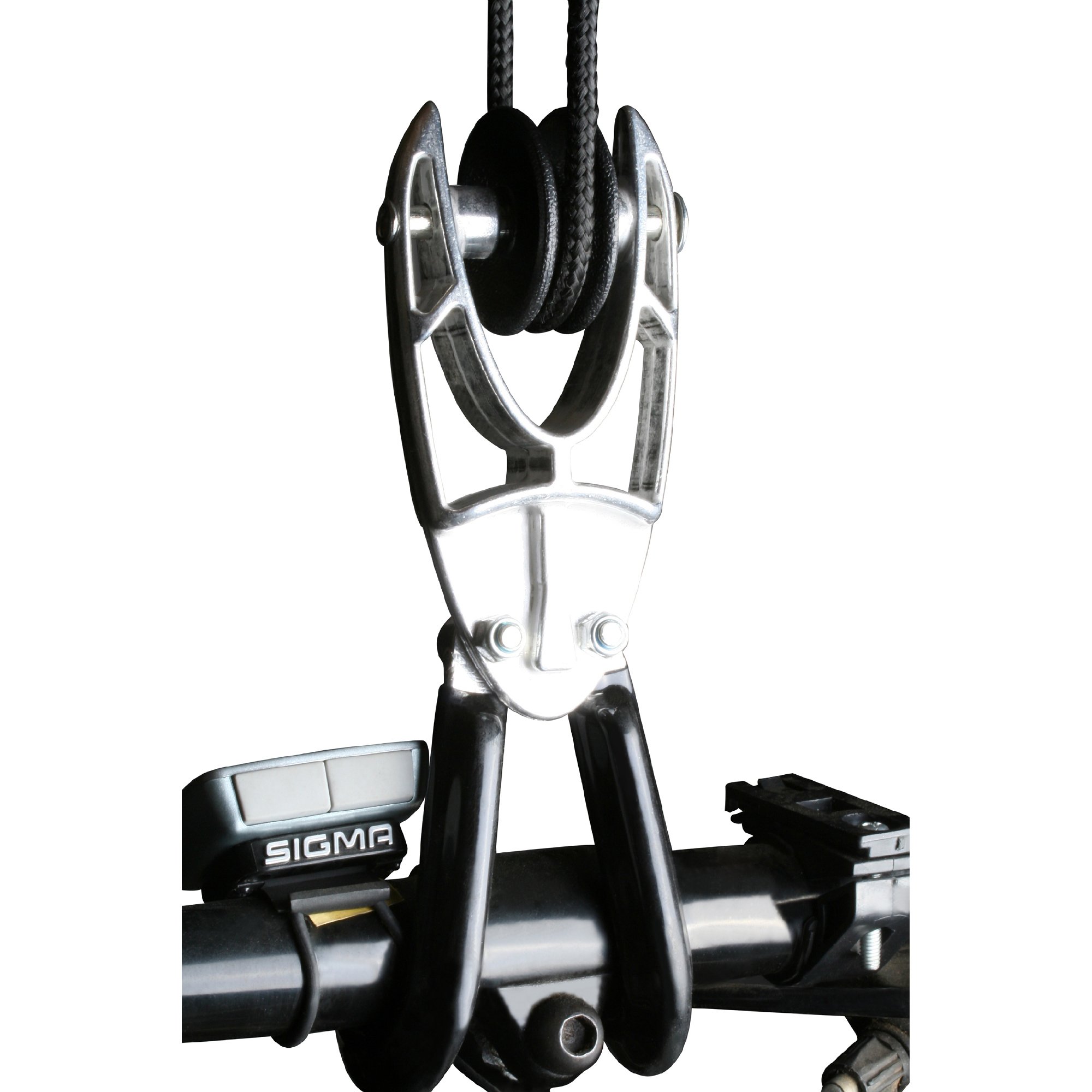 RAD Cycle Products Rail Mount Bike and Ladder Lift for Your Garage or Workshop Holds up to 75 Pounds No Mounting Board Needed