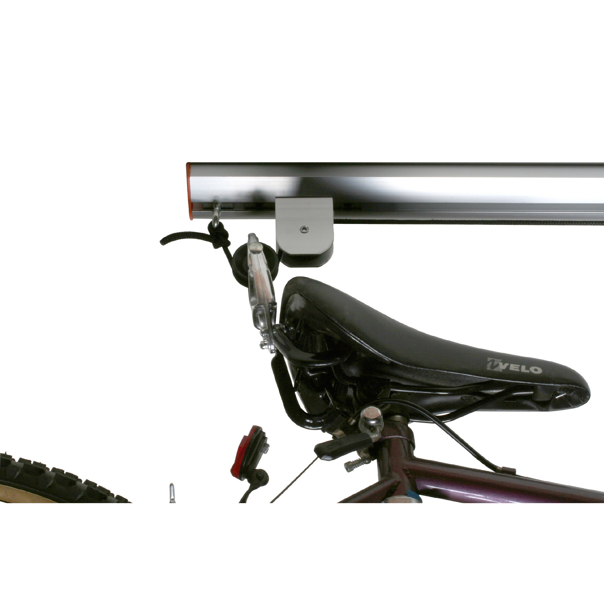 RAD Cycle Products Rail Mount Bike and Ladder Lift for Your Garage or Workshop Holds up to 75 Pounds No Mounting Board Needed
