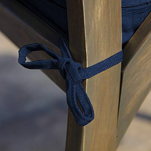 Arden Selections ProFoam Essentials 20 x 20 x 3.5 Inch Outdoor Dining Chair Cushion, Sapphire Blue Leala
