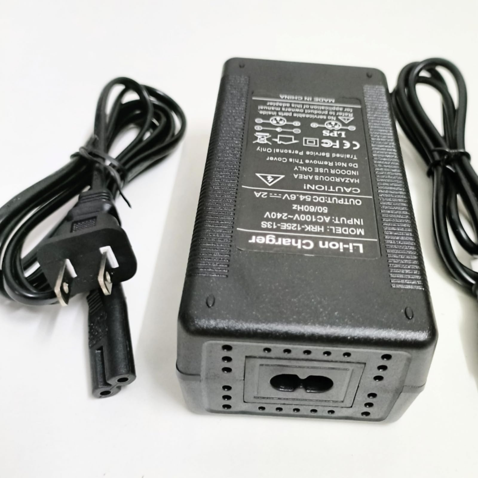 HERISKEER 54.6V 2A Electric Bike Charger for 48V Lithium Battery Rad Power eBikes, Lectric XP, Jasion eb7, Himiway Cruiser, Aventon Pace 500/ Level, Ecotric Seagull/Bison and More