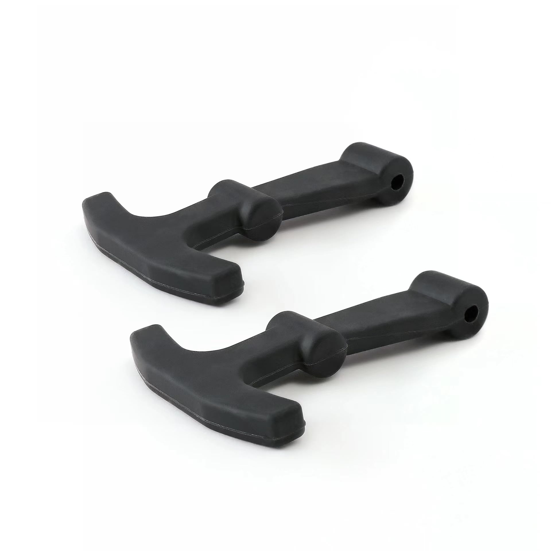 Tgpiao Replacement Lid Latches Compatible with Yeti Tundra & Roadie Cooler and Other Related CoolersDurable Rubber T-Latch Design, 2 Pack,Black