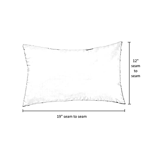 Greendale Home Fashions Outdoor Rectangle Throw Pillow (Set of 2), 2 Count (Pack of 1), Arctic