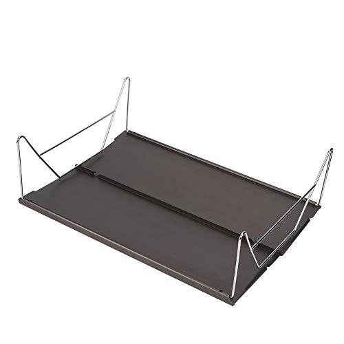 FECAMOS Hiking Table, Aluminium Alloy Picnic Table Portable for Hiking for BBQ for Families