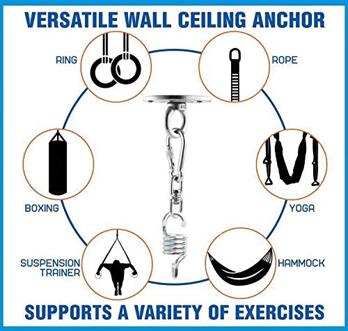 MEICOCO 700Lbs Weight Heavy Duty Hammock Spring for Hang Porch Swing Capacity Heavy Bag Spring