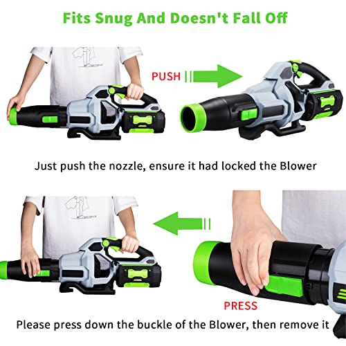 Car Drying Nozzle for EGO Leaf Blower Nozzle Work for EGO 530 575 580 615 650 765- Bare Nozzle 1 Pack