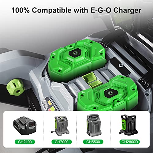 SUnMilY 5.0Ah Replacement for EGO 56V Battery, 56 Volt 5000mAh Compatible with EGO BA2800 BA4200T BA4200 BA1400 BA2800T BA5600T Lithium Ion Battery