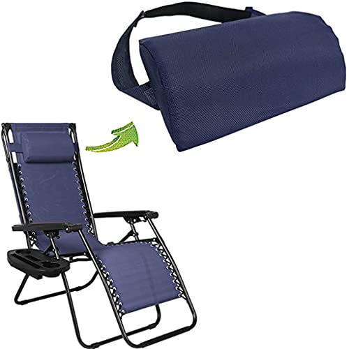 freneci Soft Pillow Cushion Headrest Headrest Cushion with Elastic Band for Chairs - Black+Gray