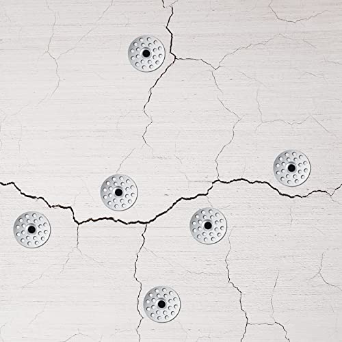 1 Inch Plaster Washers Metal Washers for Screws Plaster Repair Rings Plaster Buttons Profile Washer Flat Washers for Wall Ceiling Drywall Plaster Repair