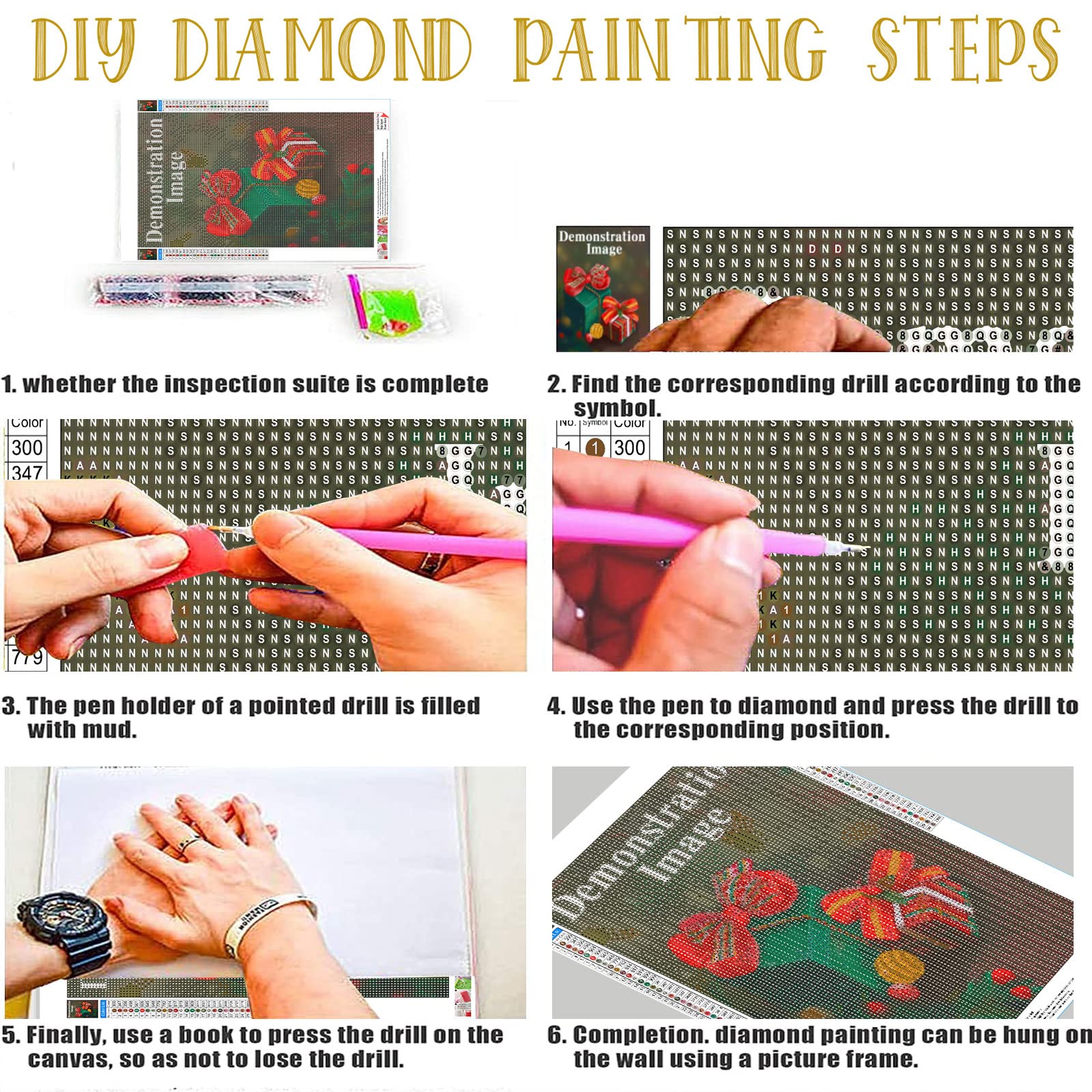 IEFSCAY Butterfly Angel Girl Diamond Painting - DIY Handmade Painting Kits for Beginners Paste by Number, Full Round Drill Crystal Art, Decompression Funny Personalized Decor Gifts 40X50cm