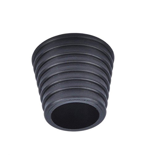 SUQ I OME Outdoor Patio Parasol Umbrella Cone Wedge Fits Umbrella Pole Diameter 1.5 Inch/ 38 mm, for Patio Parasol Table Hole Opening or Parasol Base Stand 1.94 to 2.7 Inch (Black)