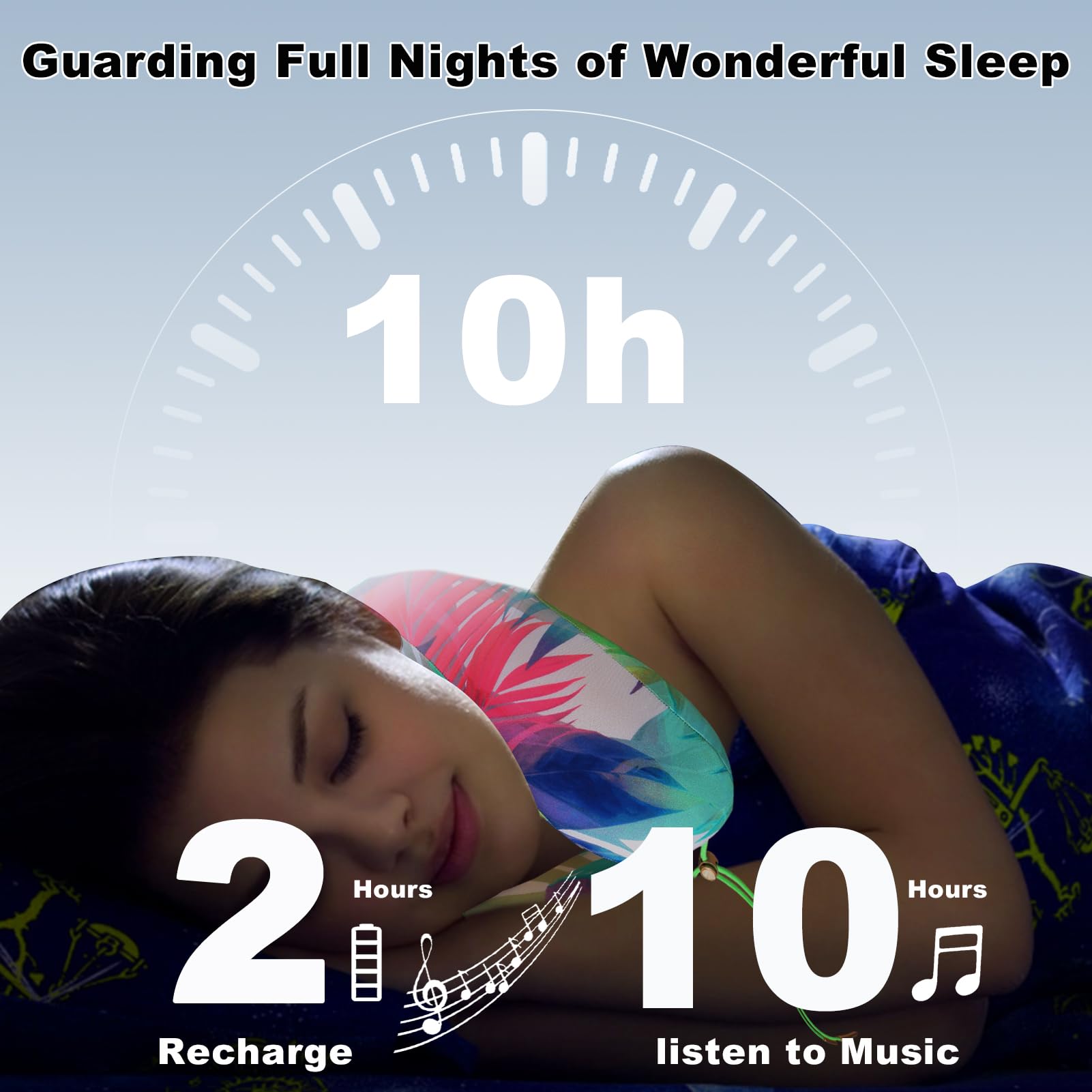 X-Star Bluetooth Music Neck Pillow for Sleeping,360° Support Memory Foam 2in1 Travel Neck Pillow Speaker with Crystal Clear Stereo Cradle Sound, Rich Bass, Wireless Camping,for Home,Party,Gaming