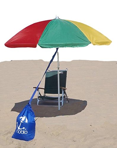 Noblo Umbrella Buddy-Simple Beach Shade Umbrella Anchor (blue)