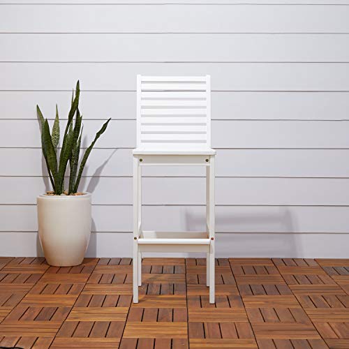Vifah V1356 Bradley Outdoor Wood Bar Chair