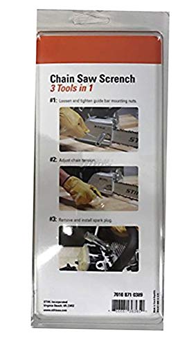 Stihl 7010-871-0389 Chain Saw Scrench - 3 in 1 Multi Tool Wrench