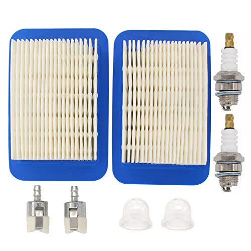 MOTOKU Air Filter Spark Plug Fuel Repower Tune-Up Kit for Echo Backpack Leaf Blower 2 Stroke Engine PB-403 PB-403H PB-403T PB-413,PB-413H PB-413T PB-500H PB-500T PB-580H PB-580T PB-620 PB-650 PB-650H