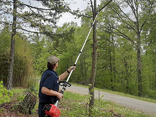 MAXTRA Pole Saw Gas Powered, Reach to 16 Foot Extendable Tree Trimmer Powerful 42.7CC 2-Cycle Gas Chainsaw Cordless Tree Pruning Saw with Portable Bag