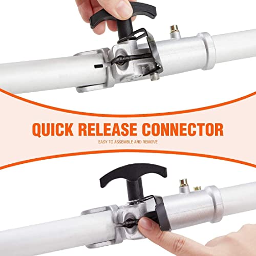 MAXTRA Pole Saw Gas Powered, Reach to 16 Foot Extendable Tree Trimmer Powerful 42.7CC 2-Cycle Gas Chainsaw Cordless Tree Pruning Saw with Portable Bag