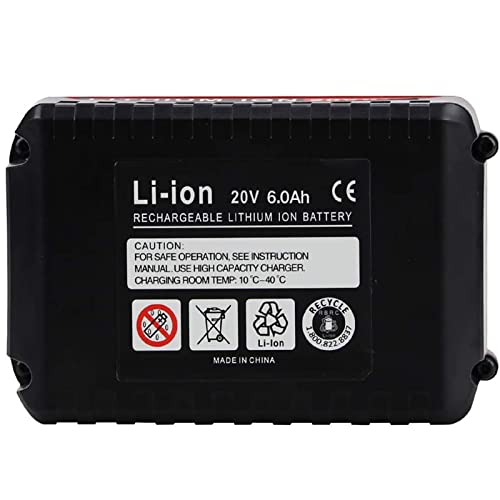 2 Packs 6.0Ah Extended Capacity Replacement Battery Compatible with Porter Cable 20V Lithium-ion Battery MAX PCC685L PCC680L PCC682L PCC685LP Cordless Power Tools Batteries
