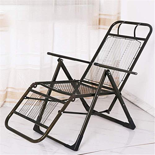 XZGDEN Lightweight Folding Deck Chair Patio Zero Gravity Chair Outdoor Folding Adjustable Reclining Chairs Pool Side Using Lawn Lounge Chair with Pillow One Size Sun Lounger Garden Chairs