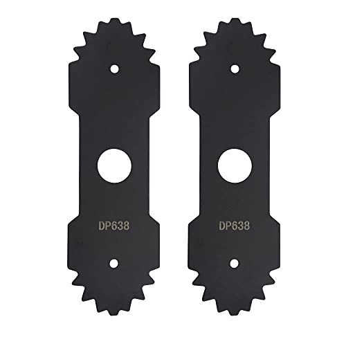 2-Pack 8-5/8'' Length, 1" Center Hole Blade 638006008 Edger Blade with Teeth Compatible with Ryobi - Fits RY13050 RY13050A RY15518 RY40030 (2)