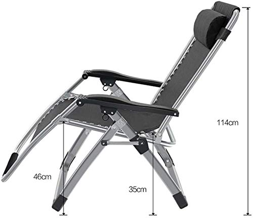 XZGDEN Lightweight Folding Deck Chair Zero Gravity Locking Patio Outdoor Lounger Chair Padded Adjustable Recliner for Outdoor Beach Patio Pool Office Multicolor Optional Sun Lounger Garden Chairs