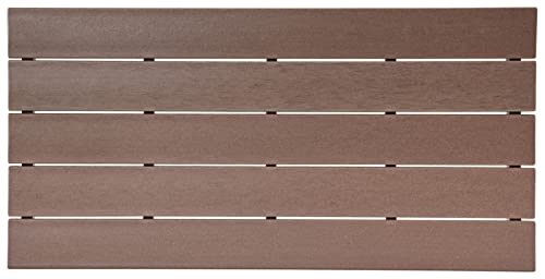 Signature Design by Ashley Emmeline Outdoor HDPE Patio Coffee Table, Brown