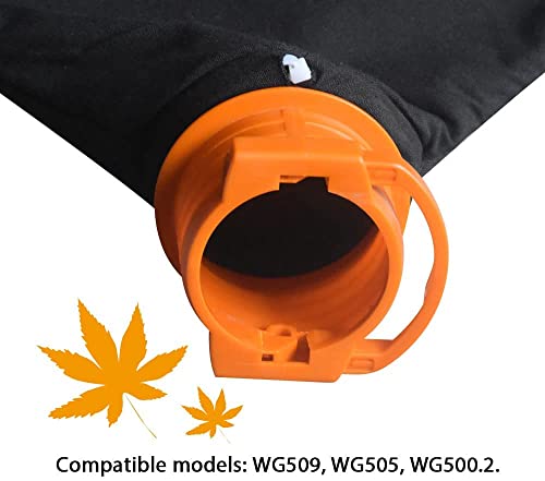 50026858 (WGBAG500) Trivac Leaf Collection Bag, by - Braveboy, Compatible with Worx Blower / Vacuum Cleaner, Replacement Model WG500, WG505, WG509