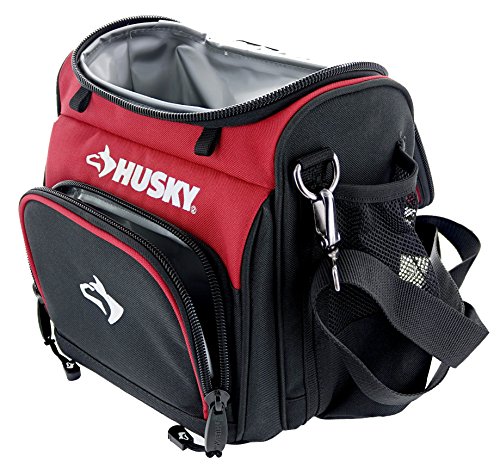 Husky 82021N11 9" 600 Denier Water and Weather Resistant Insulated Cooler with 2 Mesh Sleeves and Carrying Strap