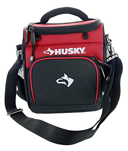 Husky 82021N11 9" 600 Denier Water and Weather Resistant Insulated Cooler with 2 Mesh Sleeves and Carrying Strap