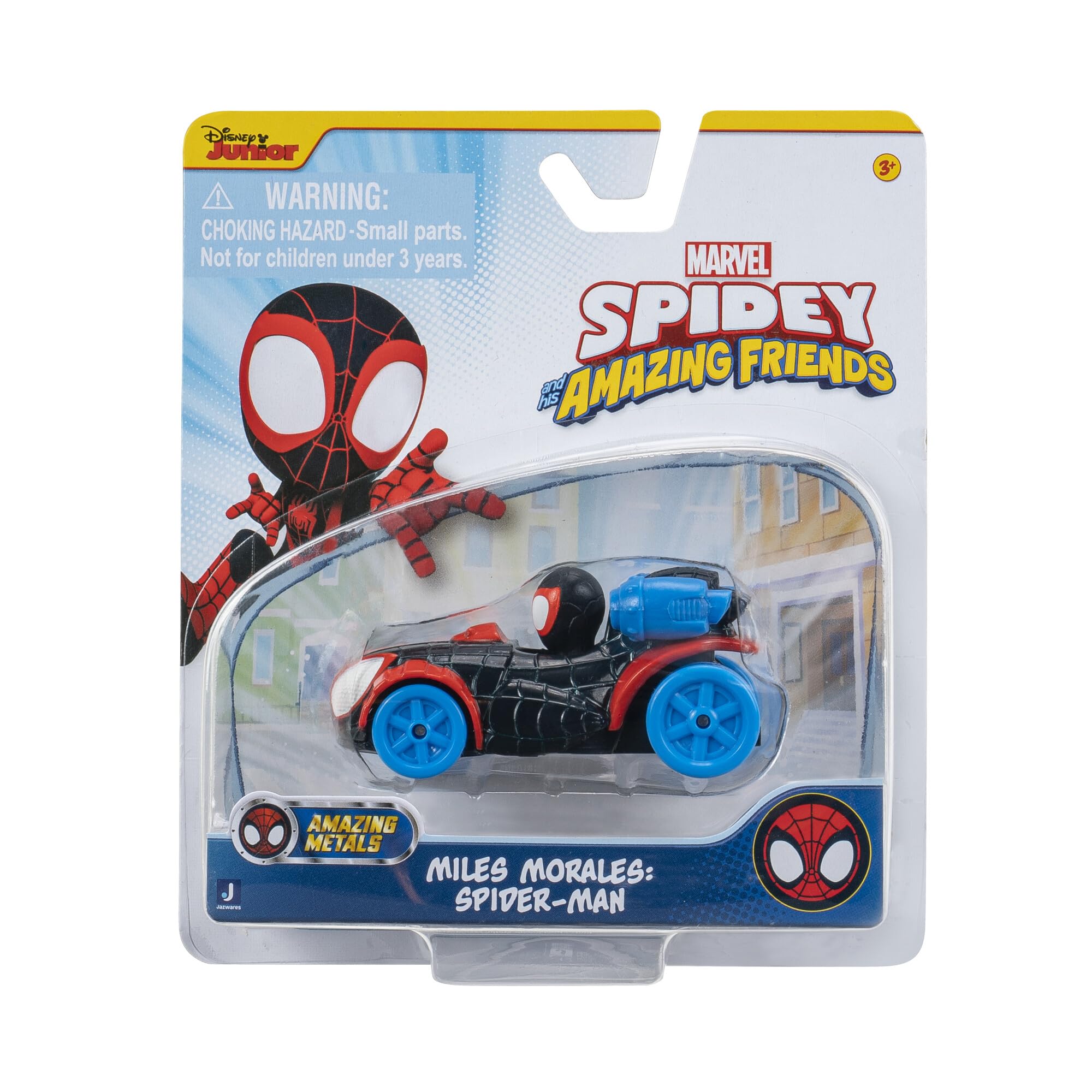 Spidey and his Amazing Friends Amazing Metals Race Car 1:64 Scale (Miles Morales: Spider-Man)