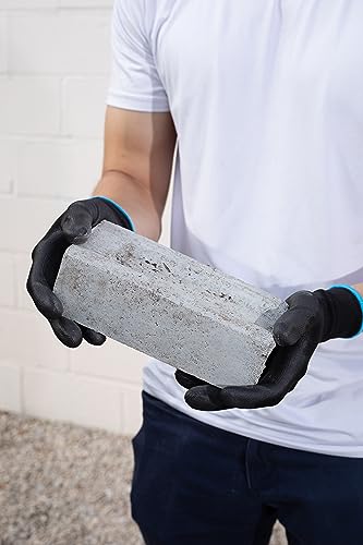 G & F Work Gloves for Men, Lightweight Grip, Polyurethane Coated, Touchscreen Compatible, Flexible & Breathable, Durable Construction, Ideal for Gardening, Mechanics, and General Duty Tasks, 12 Pairs